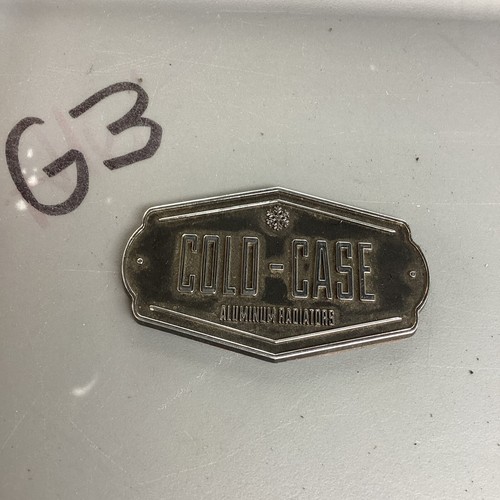 RARE Vintage Cold Case Aluminum Radiator Emblem/Badge | eBay