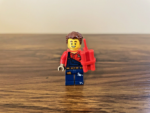 LEGO City - Harl Hubbs Handyman Minifigure cty1074 - 60232 60298 60271 ...