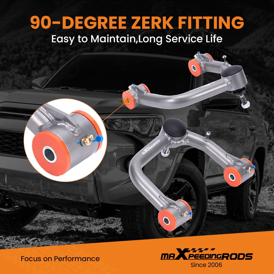 Upper Control Arm 2-4" Lift For 2003-2024 Toyota 4Runner 07-14 FJ ...