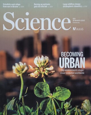 CLOVER EVOLUTION WORLDWIDE March 2022 SCIENCE Magazine SCIENTISTS ...