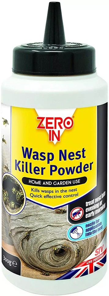 Zero In Wasp Nest Killer Powder Home And Garden Use Wasps Killer 300g ...