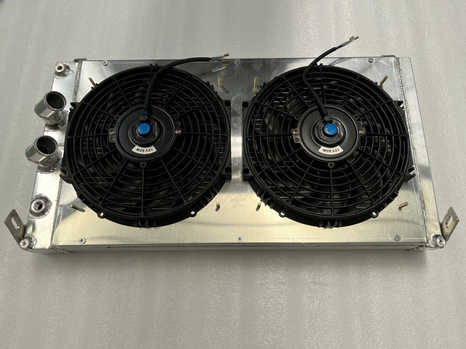 Aluminum Radiator &Shroud &Fans for Ferrari DeTomaso Pantera 5.8L MT ...