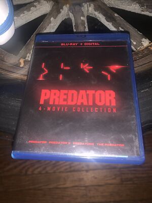 Predator 4-Movie Collection [4-Disc Blu-ray] 2 Predators - LIKE NEW ...