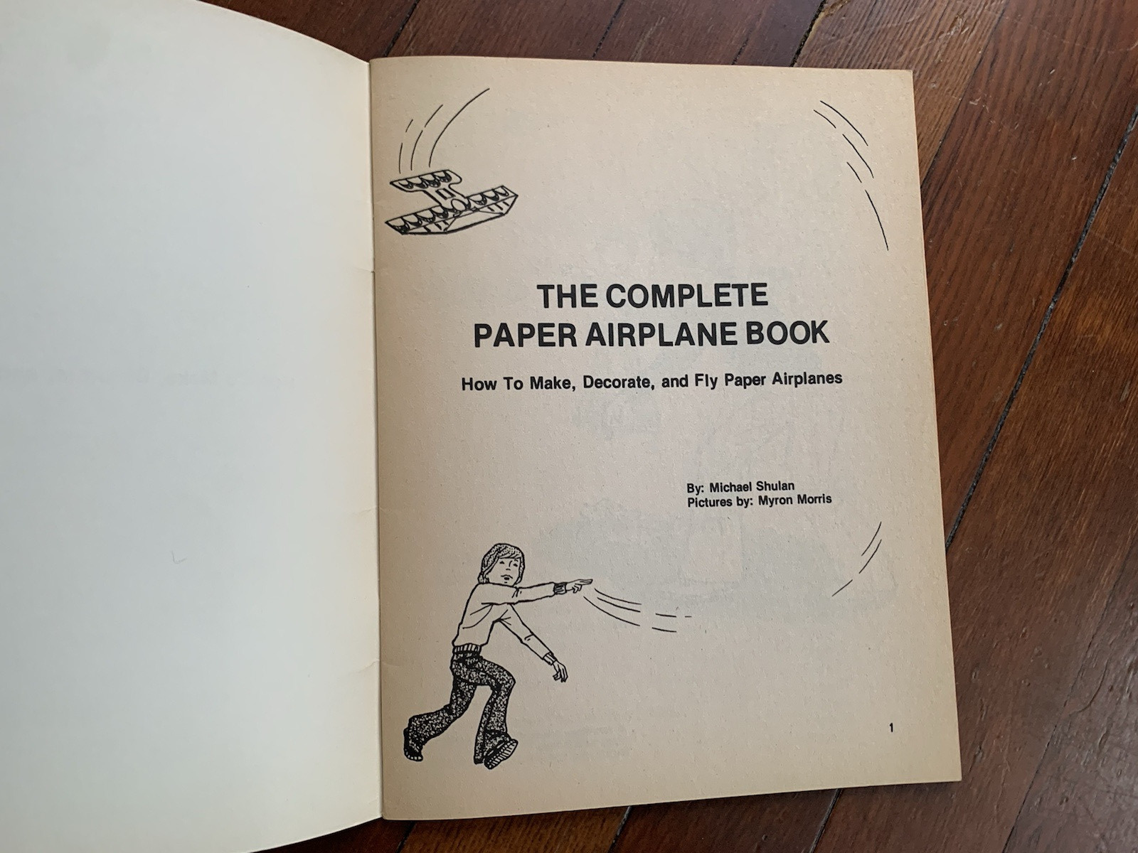 Vintage Complete Paper Airplane Book By Michael Shulan Make Decorate ...