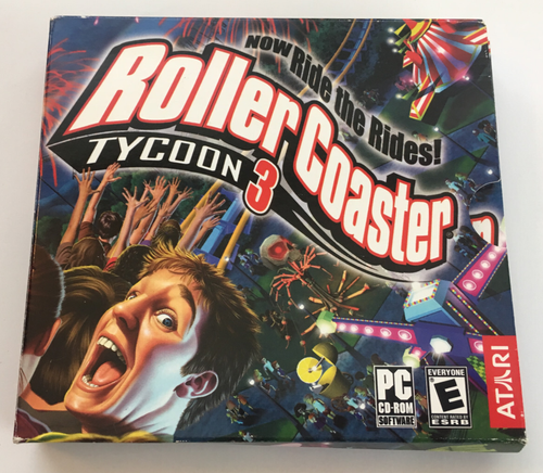 Roller Coaster Tycoon 3 PC CD-Rom Atari W/ Key | eBay