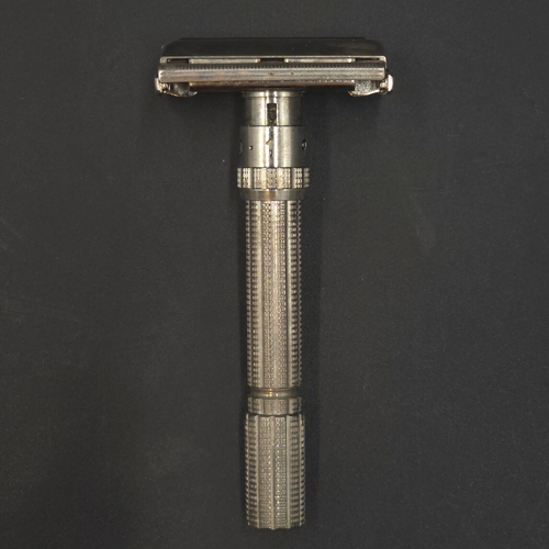 Vintage 1962 Gillette Slim Adjustable 1-9 DE Safety Razor Date Code H2 ...