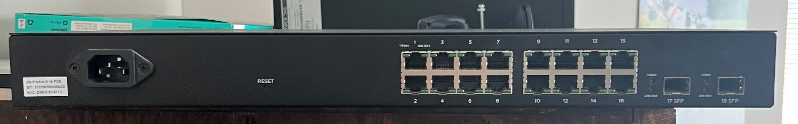 Araknis Networks AN-210-SW-R-16-POE |16x GB RJ-45|2x SFP| Port Switch ...