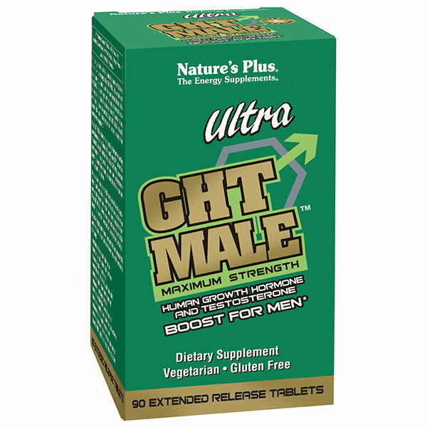 Nature's Plus Ultra GHT Male MAXIMUM Strength Tablets - 90 Pieces for ...