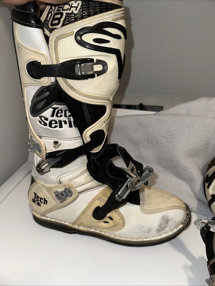 Alpinestars Tech 8 Off Road Dirt Bike Motocross Boots Men's Size 12 ...
