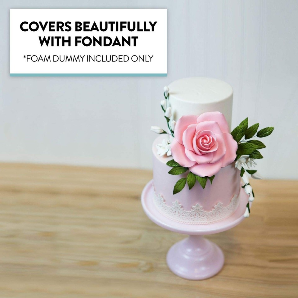 7x4 Inch Styrofoam Cake Dummy Fake Cake for Decorating Display Practice ...