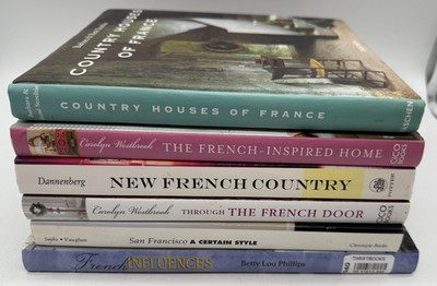 Country French Decorating Lot of 6 French Inspired Books in good Cond ...