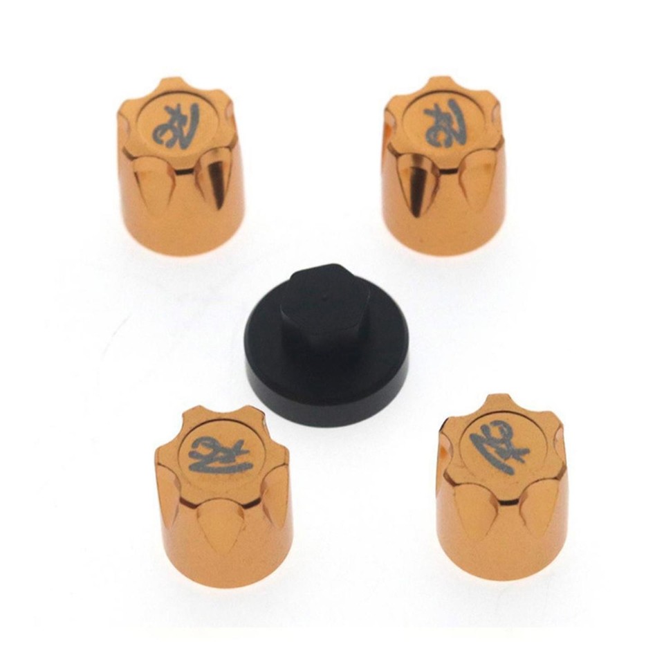 1:10 Aluminum Alloy RC Car Wheel Rim Center Caps M4 Nut For TRX4 Axial ...