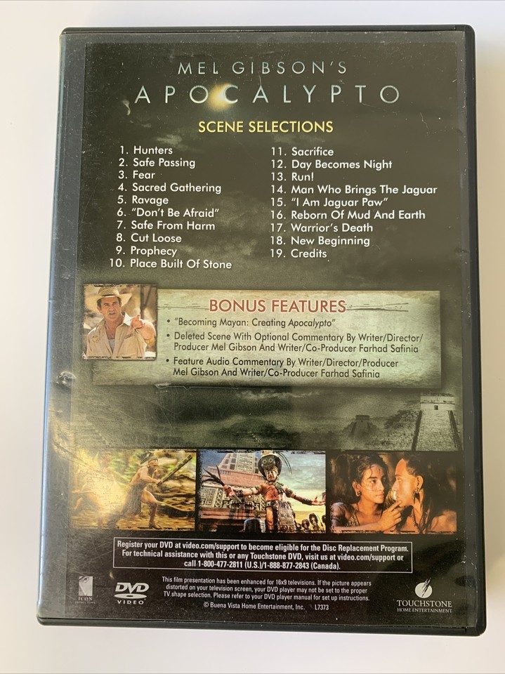 Mel Gibson's Apocalypto (DVD, 2007) 786936705089 | eBay