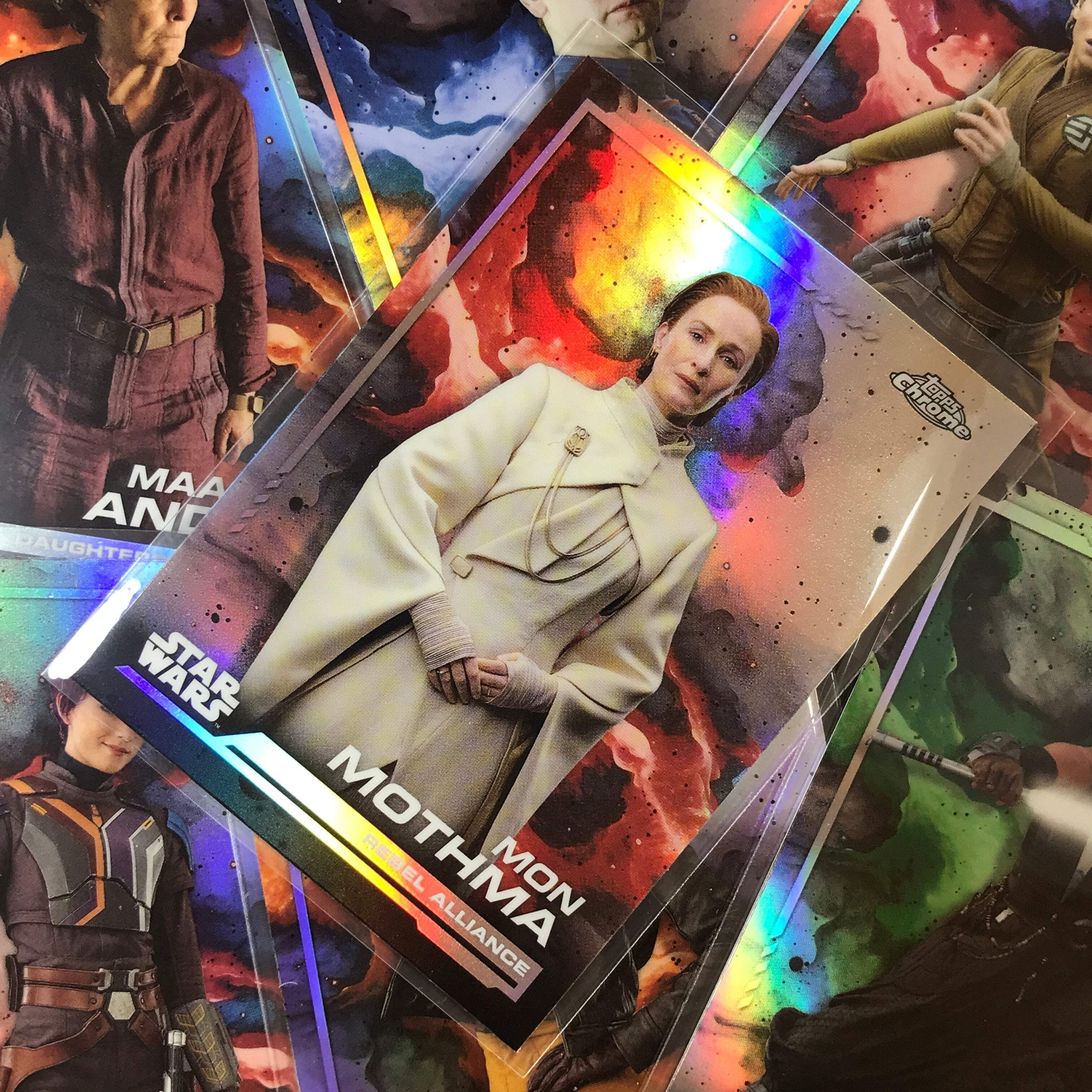 2024 Topps Chrome Star Wars GARSA FWIP Base Rainbow Refractor #25 | eBay