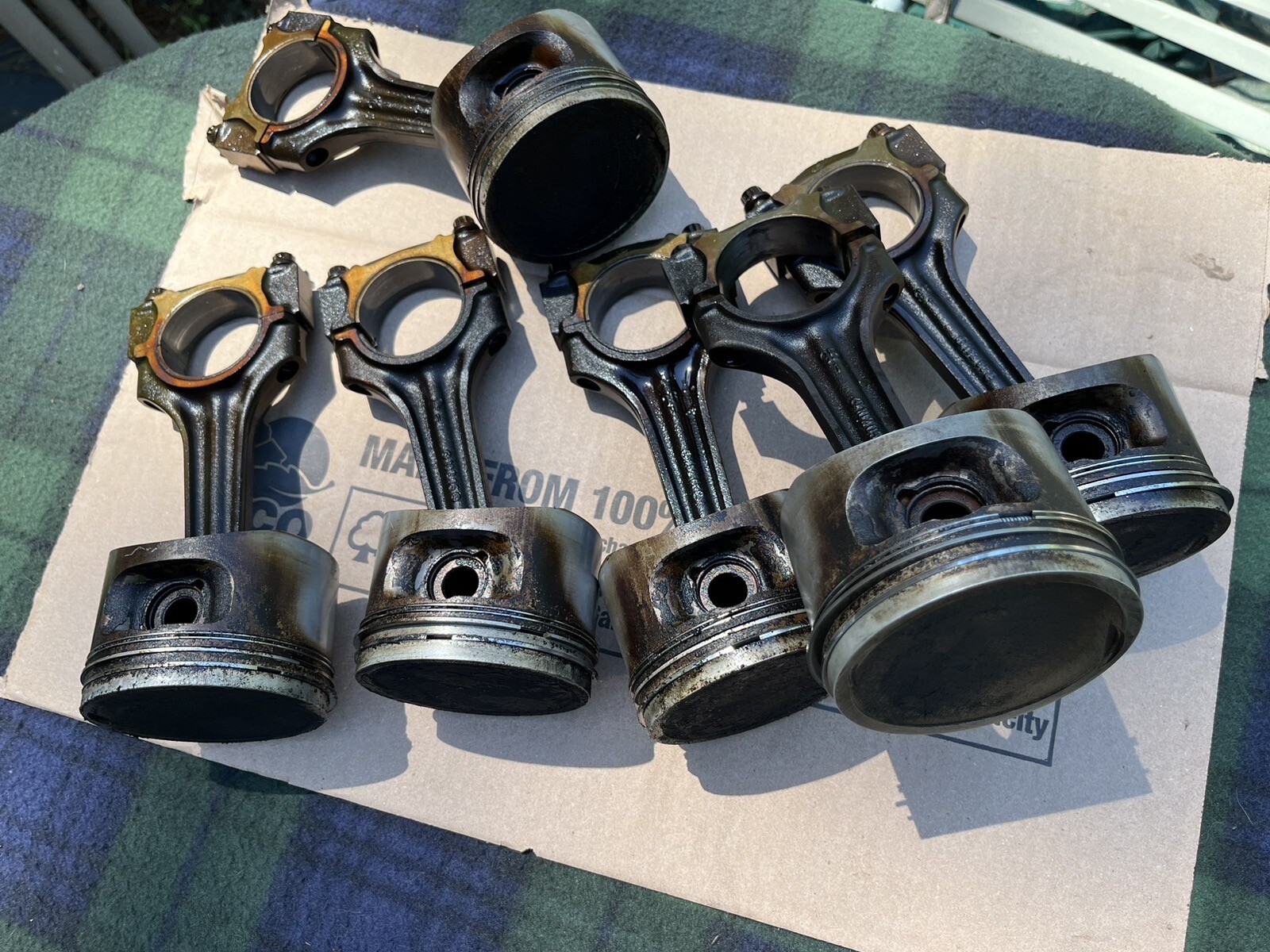 Mercedes-Benz W126 M103 Piston & Connecting Rod (1) | eBay