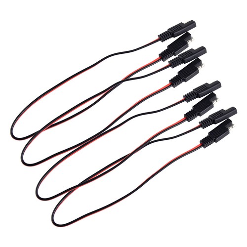 5X 18 Gauge 2-Pin Quick Disconnect Wire Harness SAE Connectors Kit YE ...