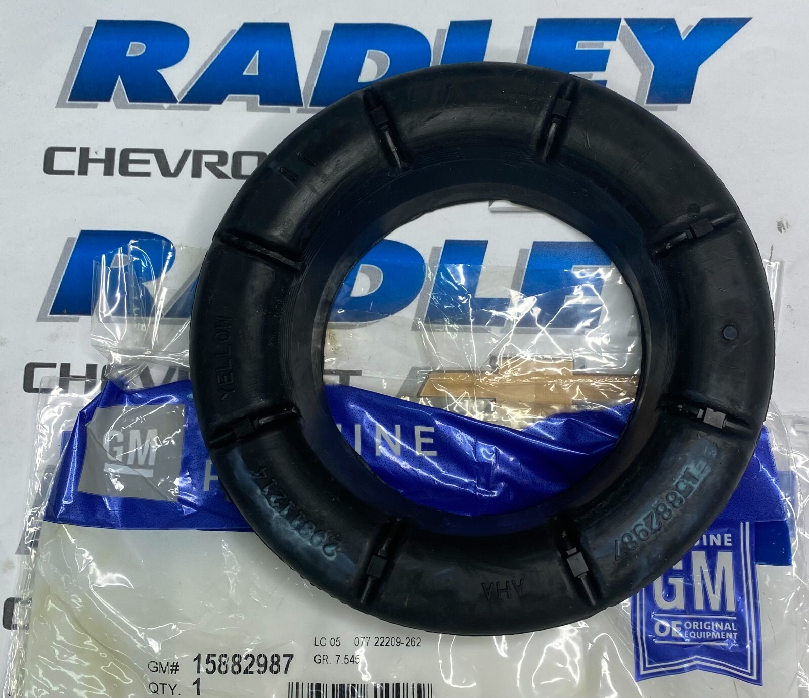 NEW GM OEM REAR SUSPENSION- SPRING INSULATOR- GENERAL MOTORS GMC ...