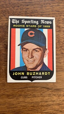 1959 Topps Sporting News Rookie Stars John Buzhardt #118 | eBay