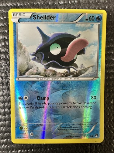 Shellder #23/122 BREAKPoint Reverse Holo Common Pokemon Card | eBay