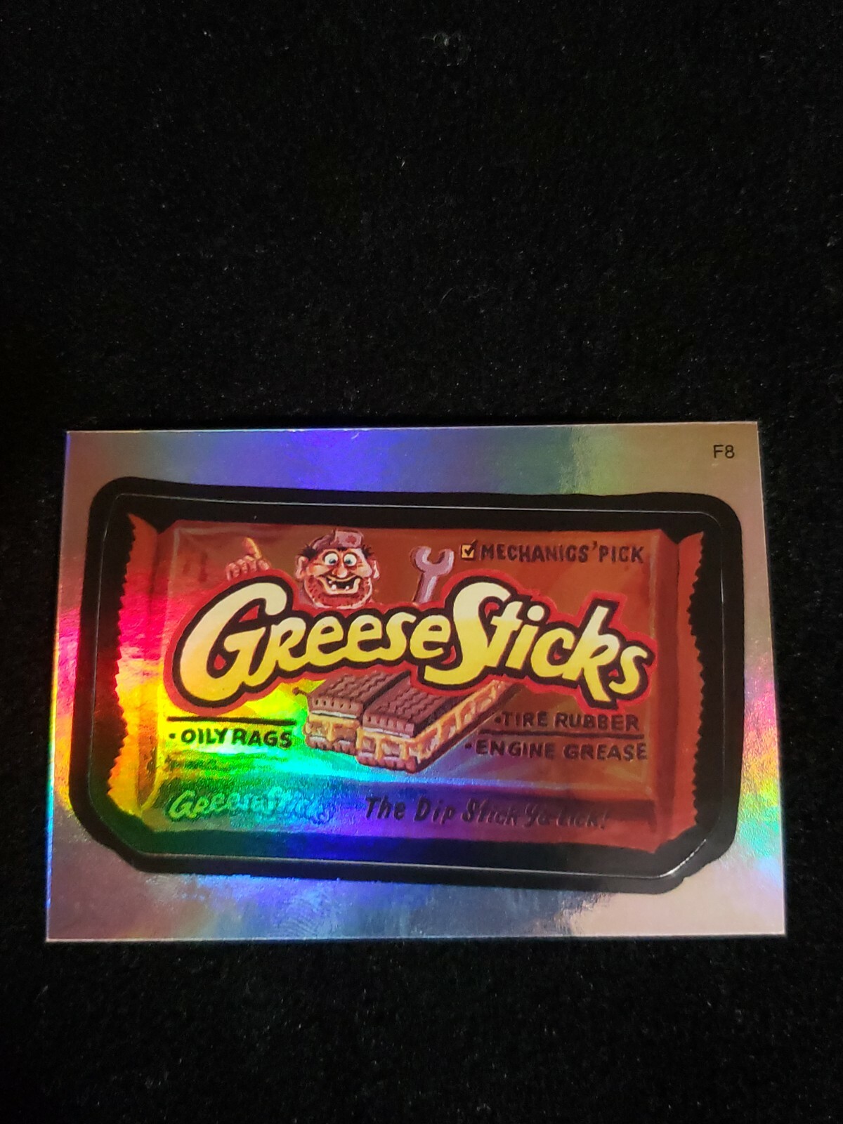 2006 TOPPS WACKY PACKAGES ANS3 3 RAINBOW FOIL STICKER F8 GREESE STICKS ...