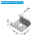 LED Strip Clips 60pcs Stainless Steel Brackets Fixing Clip for 16mm to ...