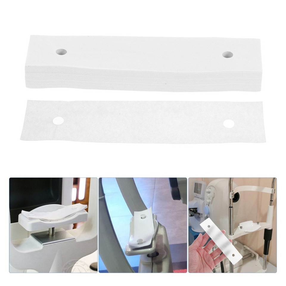 10 Bags Chin Rest Forehead Support Occluder Optometry Optical Paper ...