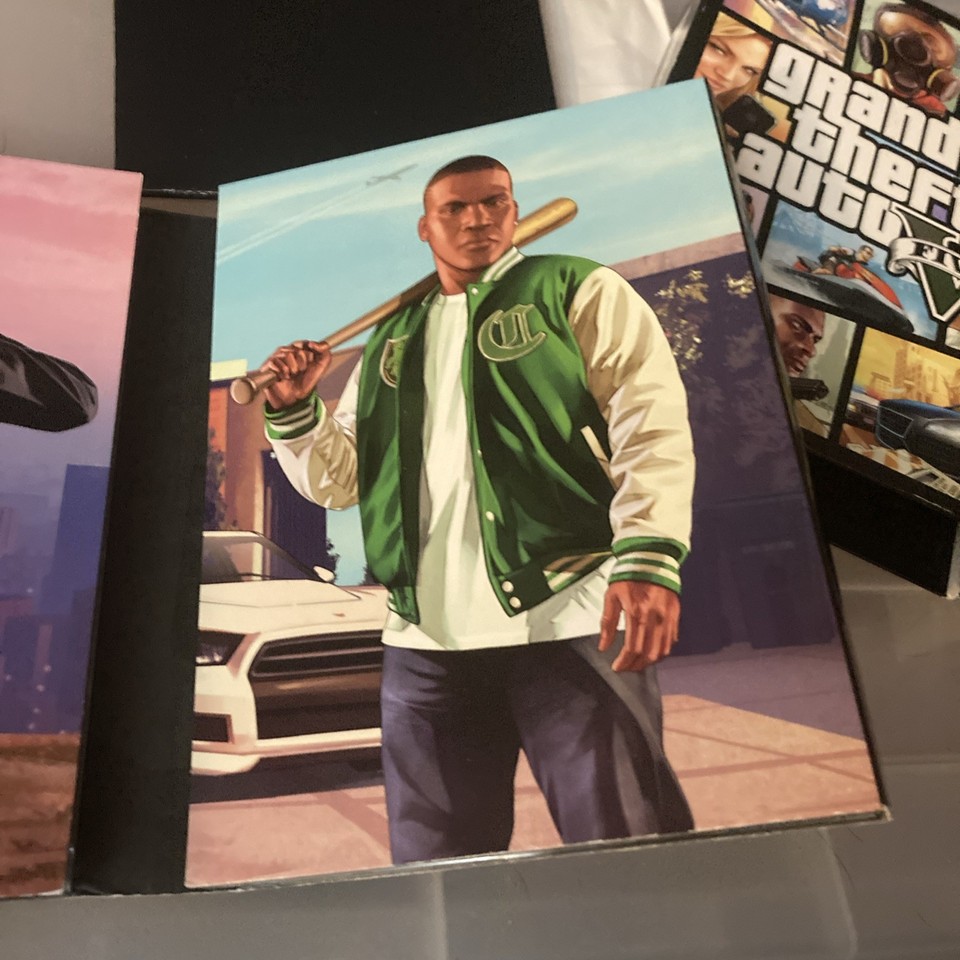 Grand Theft Auto V Five PC GTA 5 Collectors Box Set 7 Disk Series Used ...