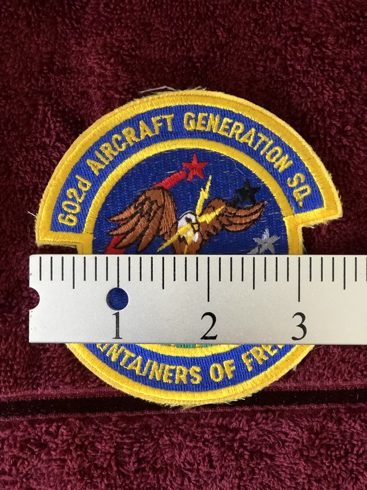 602d AIRCRAFT GENERATION SQ Maintainers Of Freedom Unused Patch ...