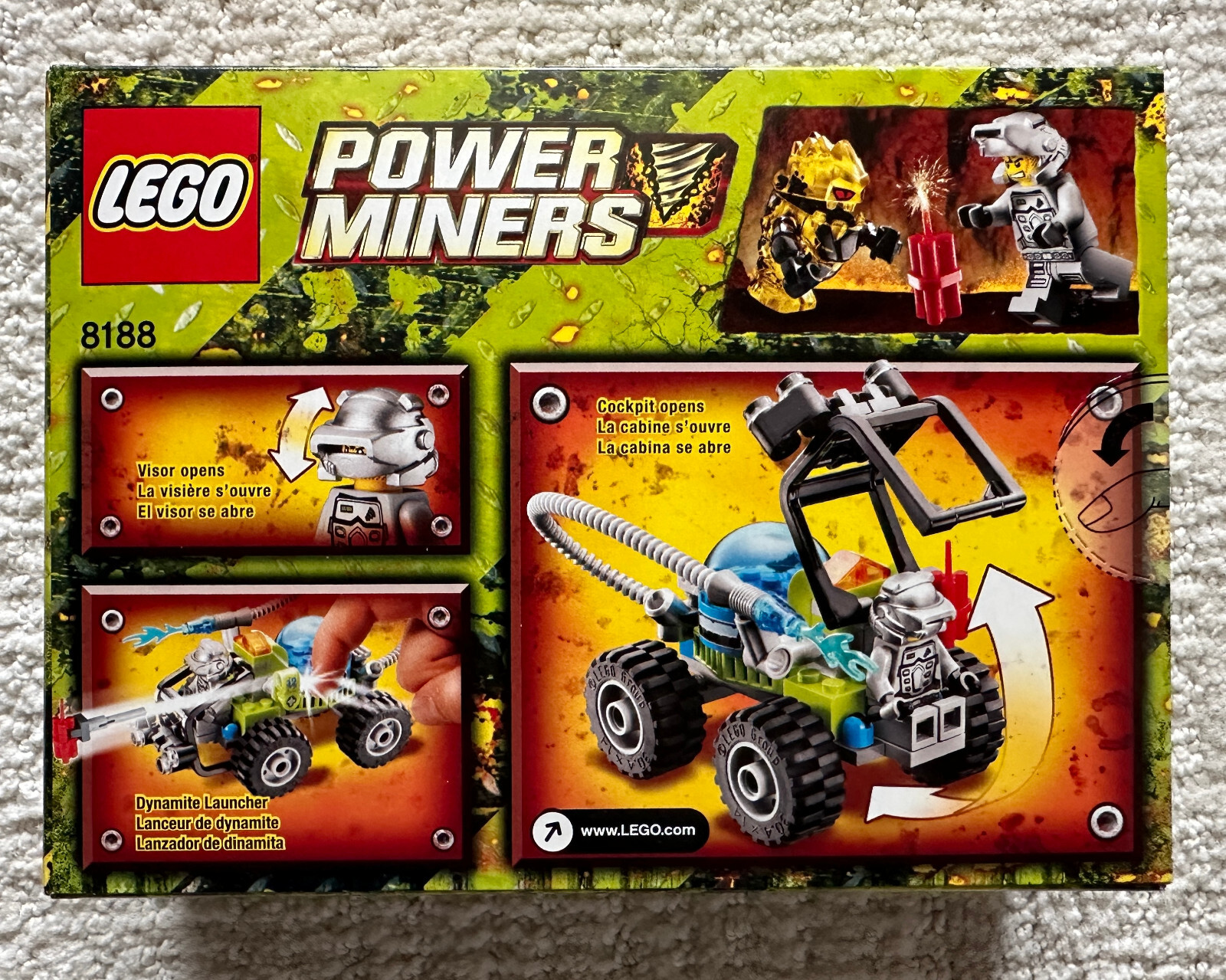 LEGO Power Miners: Fire Blaster (8188) for sale online | eBay