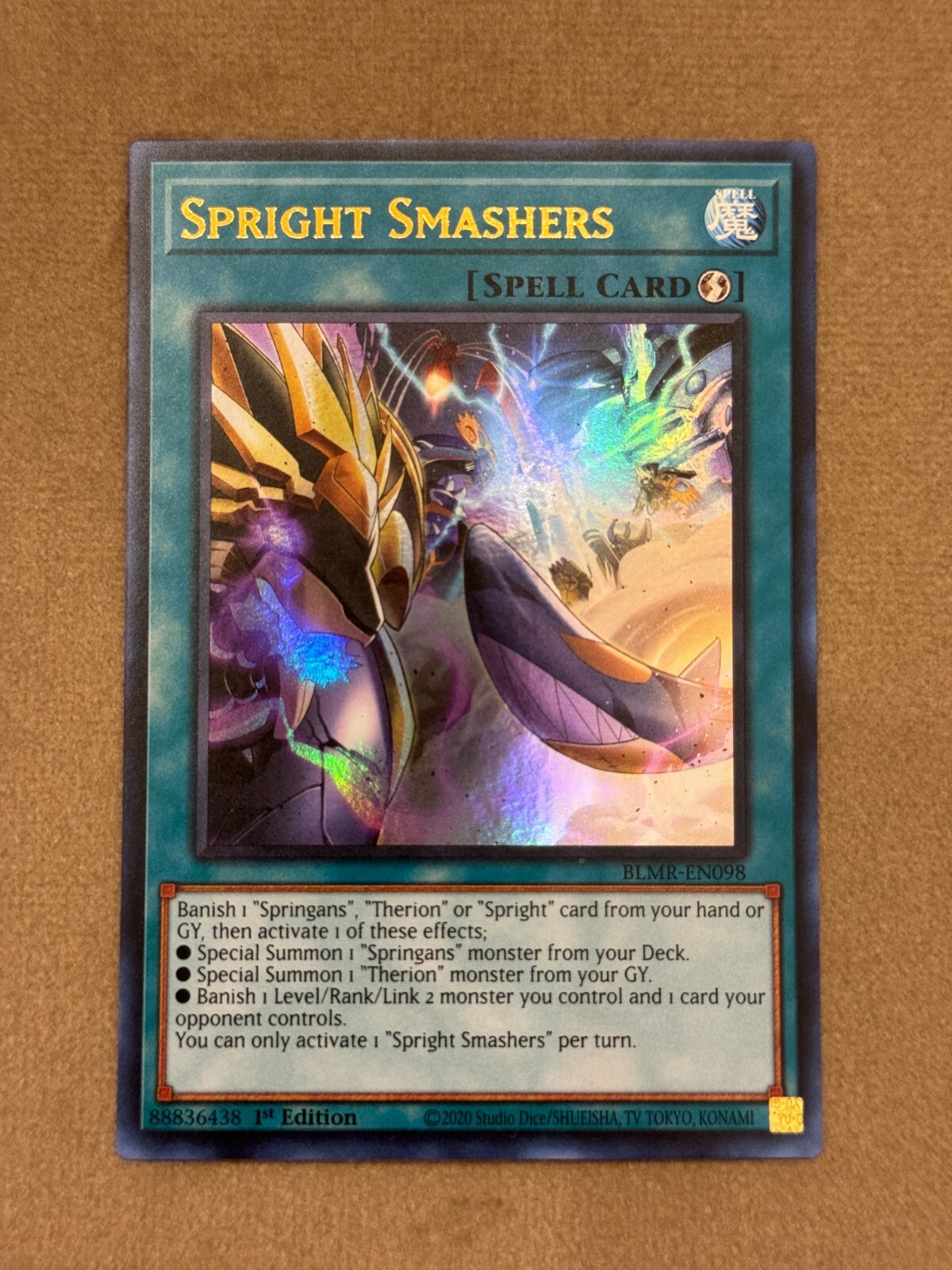Yu-Gi-Oh! TCG Spright Smashers - BLMR-EN098 - Ultra Rare - 1st Ed - NM ...