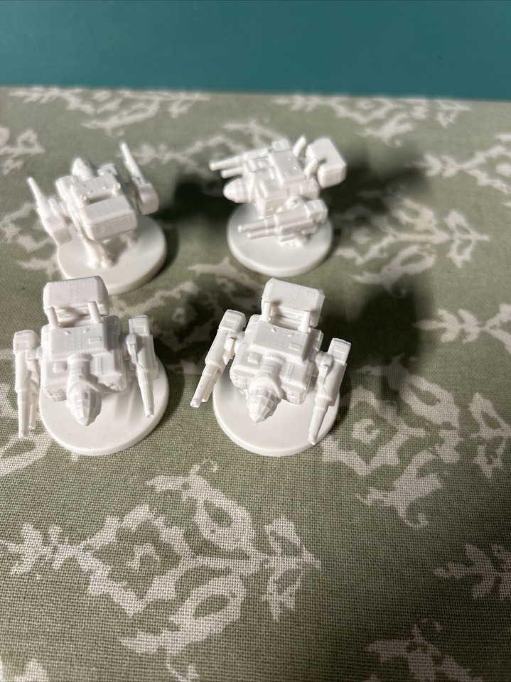 Scythe Board Game Part - Polania Mech Miniatures 4x Replacement Game ...