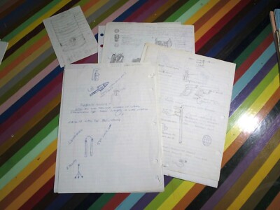 vtg 1980s RPG Wargame D&D Game Lot of 8 Weapon Item Diagrams ...