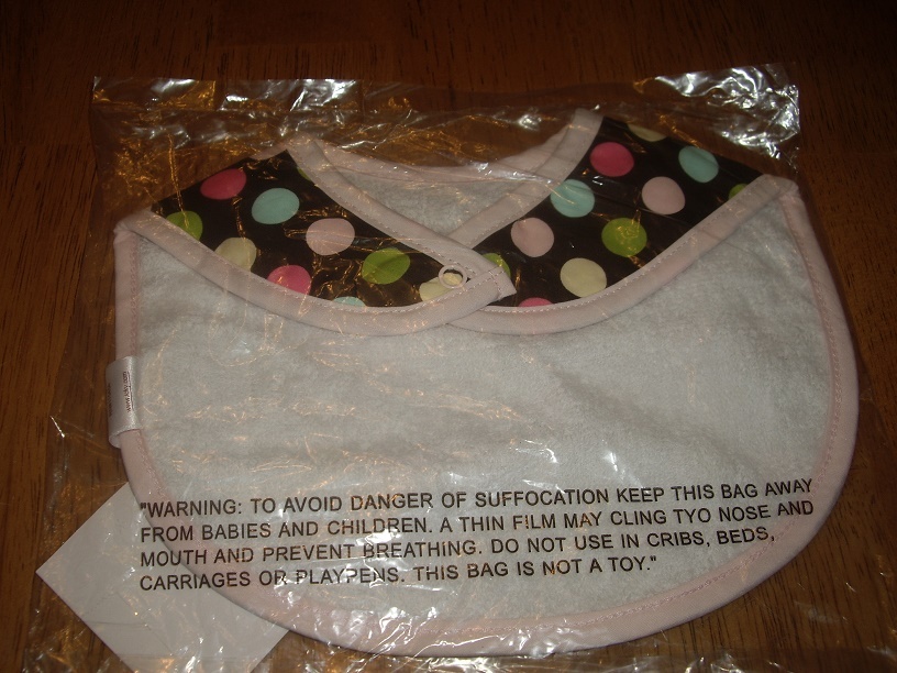 NWT Girls Boutique Icky Baby Bib Brown Polka Dot Gift | eBay