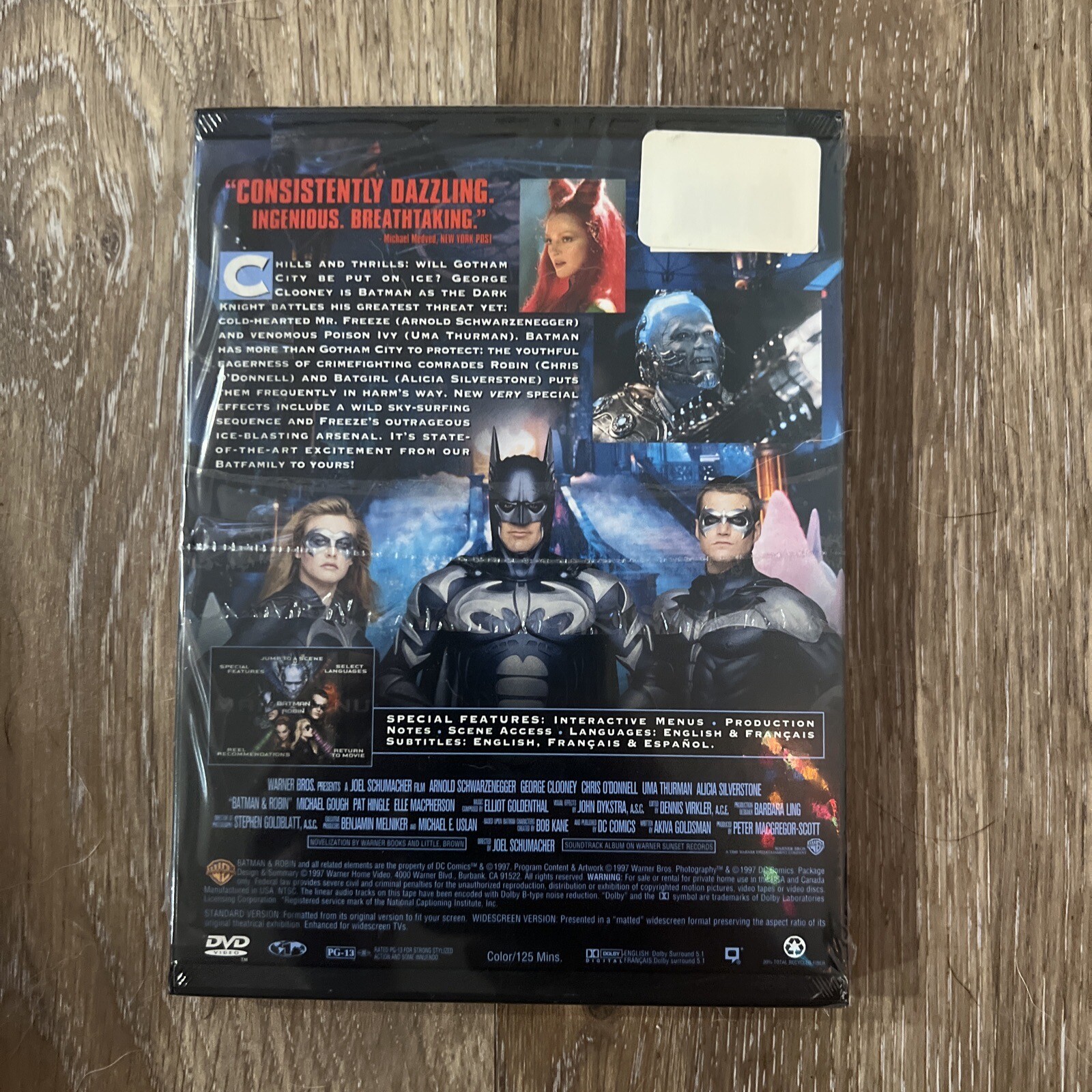 Batman Robin (DVD, 1997) Sealed 85391650027| eBay