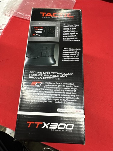 Tactic SLT 2.4GHz TTX300 3-Channel Pistol Grip Transmitter with TR325 ...