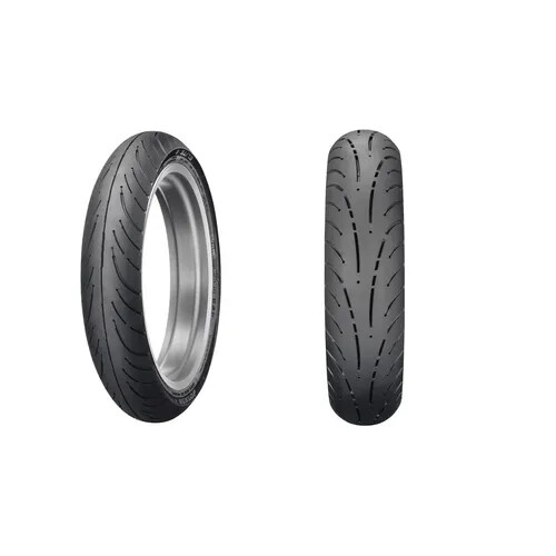 Dunlop Elite 4 130/90B16 Fr 150/80B16 Rr Tire Set Harley Fat Boy 03-06 ...
