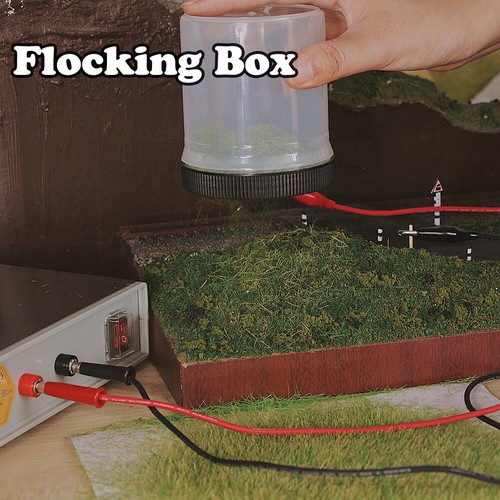Flocking Box Static Grass Flocking Applicator Machine for Model ...