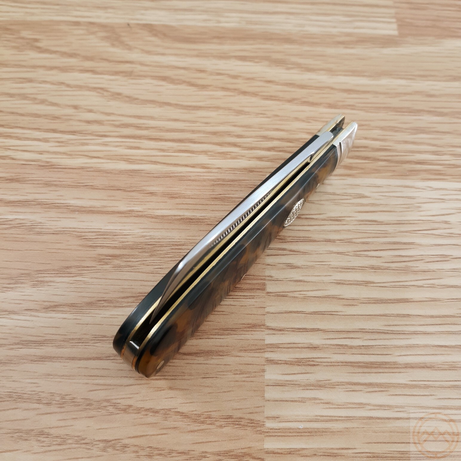 Rough Ryder Half Hawk Tortoise Folding Knife 440B Steel Blade Synthetic ...