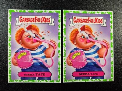 SP Green Hubba Bubba Bubble Gum Bubble Tape 1990s Spoof 2 Card Garbage ...