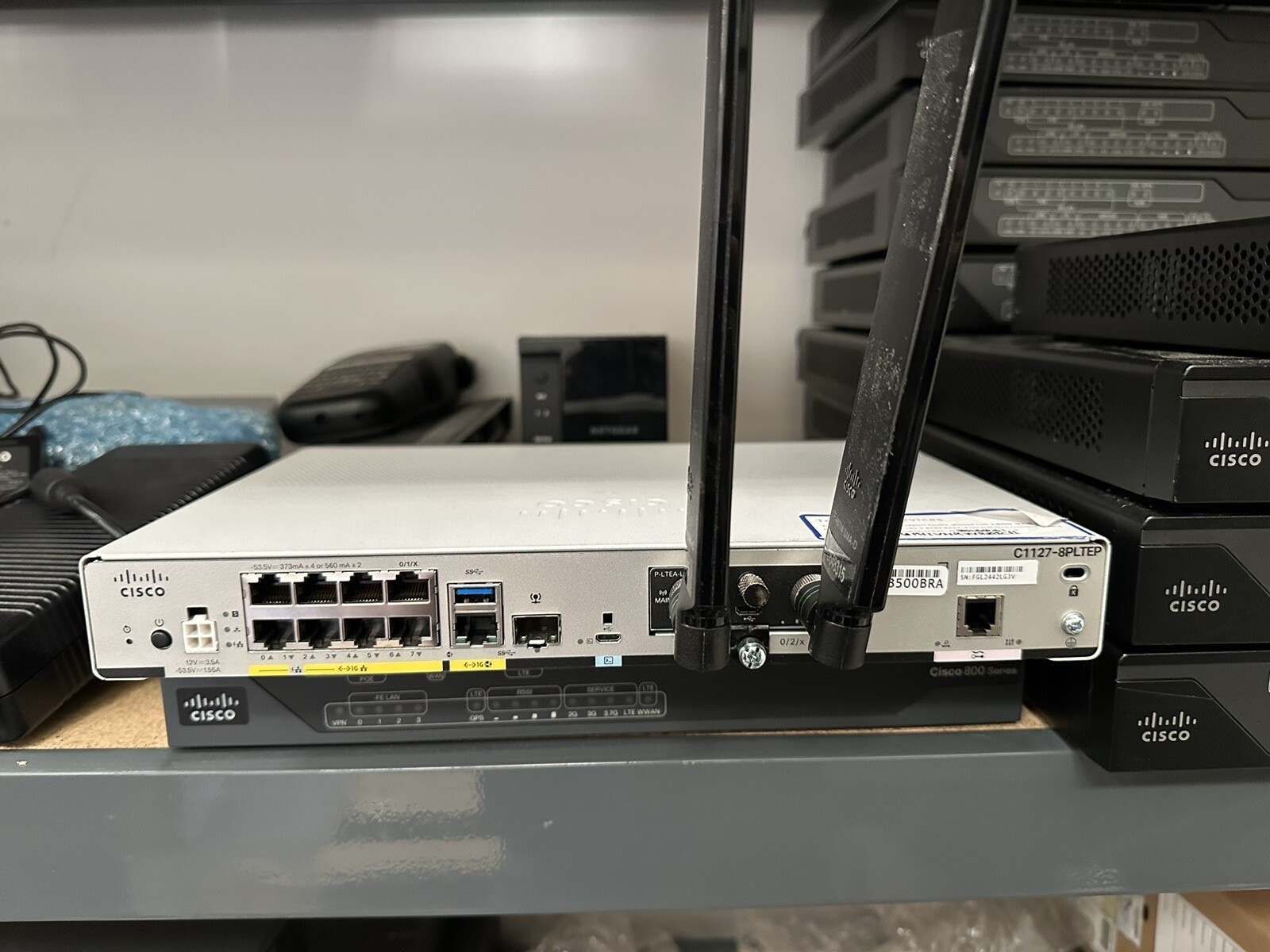 Cisco ISR 1100 C1127-8PLTEP + ISR-1100-POE4 + 150W PoE PSU | eBay