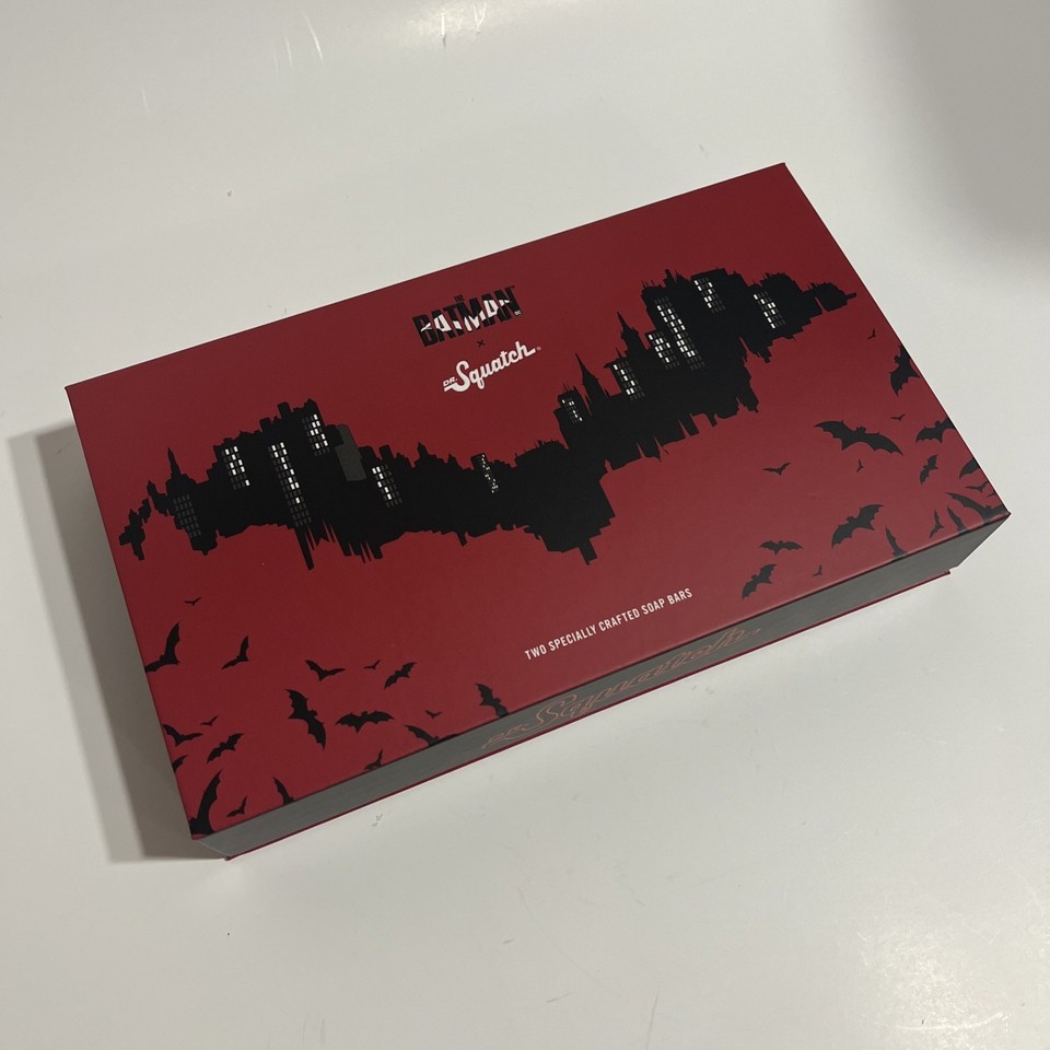 Dr Squatch The Batman Bricc & Riddler Enigma Bar Soap Limited Ed Box ...