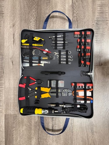 Computer & Electronic Repair and Upgrade Tool Kit Set w/ Zip Up ...