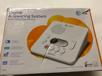 AT&T 1740 Digital Answering Machine System 650530023910| eBay