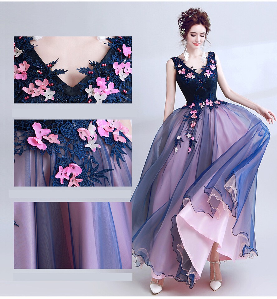 Noble Evening Formal Party Ball Gown Prom Bridesmaid Acting Host Dress ...