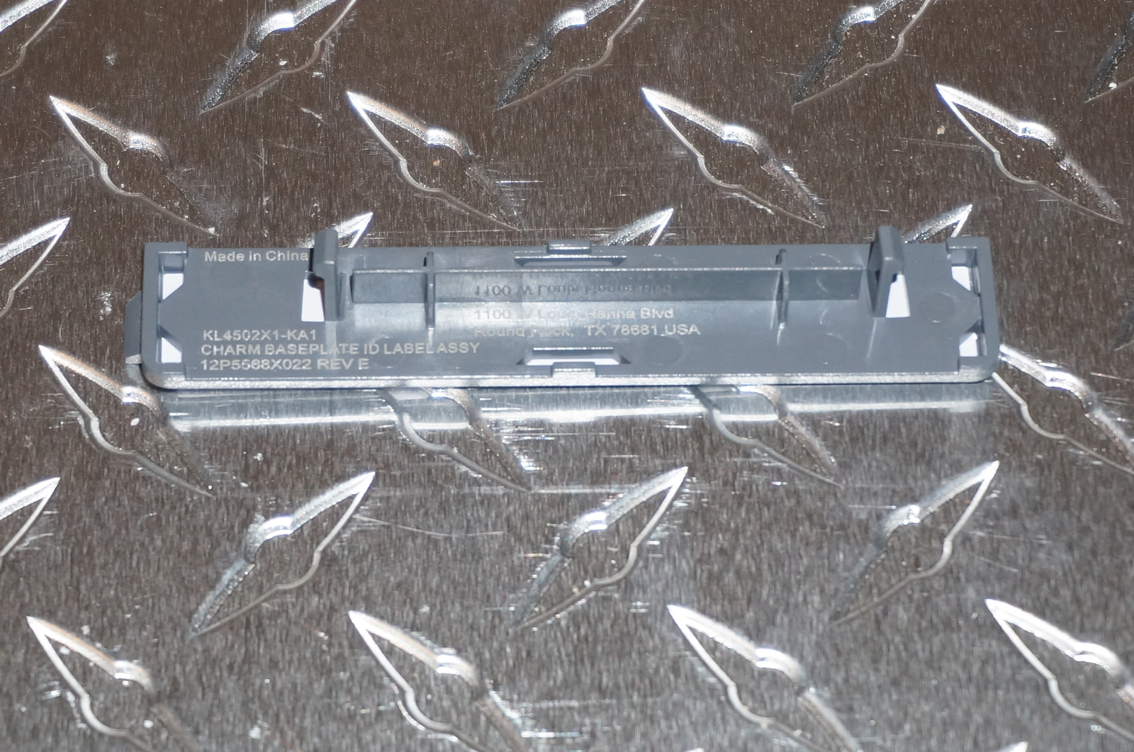 EMERSON DELTAV KL4502X1-KA1 CHARM BASEPLATE ID LABEL ASSY KL4502X1KA1 ...