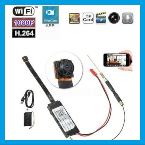 SPIA CIMICE TELECAMERA WIFI MICRO CAMERA SPY NASCOSTA MOTION DETECTION ...