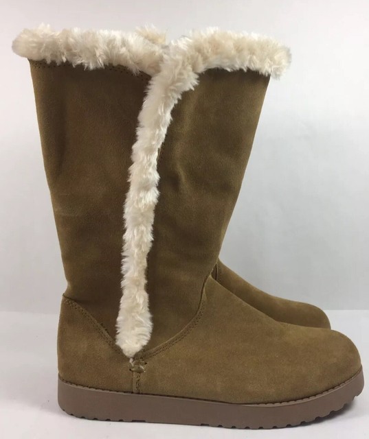 Womens Daniela Suede Mid Calf Winter BOOTS Faux Fur Universal Thread ...
