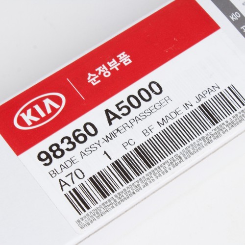 Genuine OEM KIA Passenger Wiper Blade 98360-A5000 | eBay