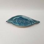 Studio Pottery Leaf Trinket Dish, Signed | eBay