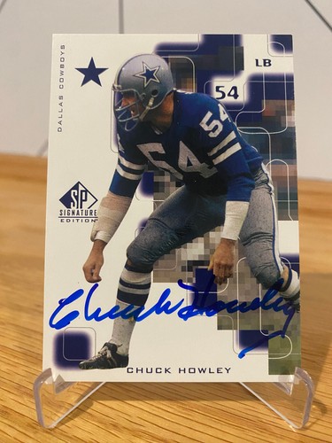 1999 Upper Deck SP Signature Edition - Chuck Howley (Auto) - Dallas ...
